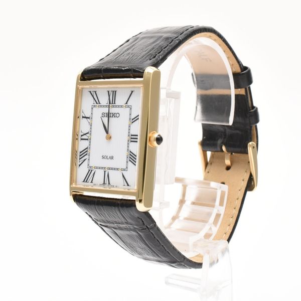 â ¶ï¸ [MINT w/BOX] SEIKO SUP880 V115-0BC0 White Roman Solar Mens Watch ...
