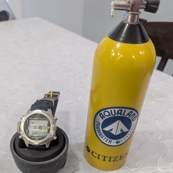 Vintage Citizen Promaster Hyper Aqualand Digital Divers Watch ...