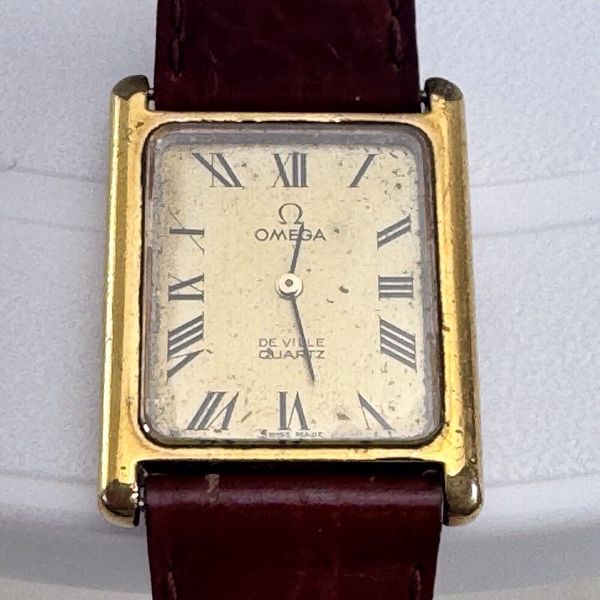 Omega DeVille Quartz Rectangular Dress Watch Spares/Repairs 70s/80s ...