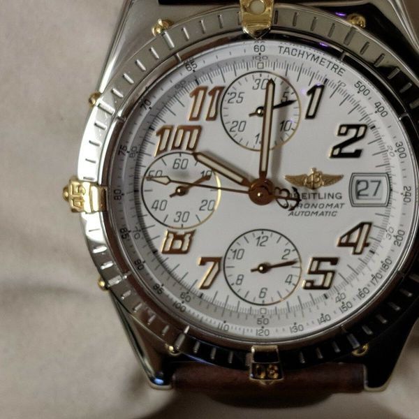 Breitling Chronomat Automatic 18k yellow Gold/stainless steel mod ...