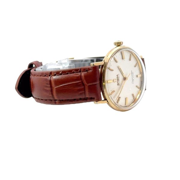 Omega Seamaster De Ville Silver Dial 14K Gold Filled Automatic Mens ...