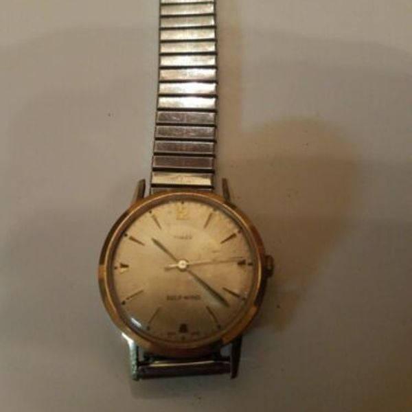 VTG 1966 Timex Viscount Self Wind Automatic 4047/3166 parts or repair ...