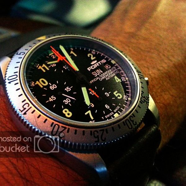 SOLD: Fortis Official Cosmonauts Chronograph (Lemania 5100 ...