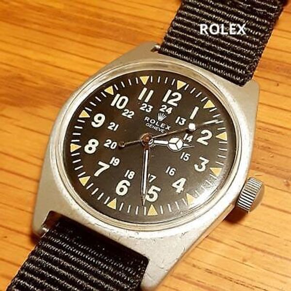 ROLEX Military Vintage Watch Vietnam War Hand-Rolled | WatchCharts ...