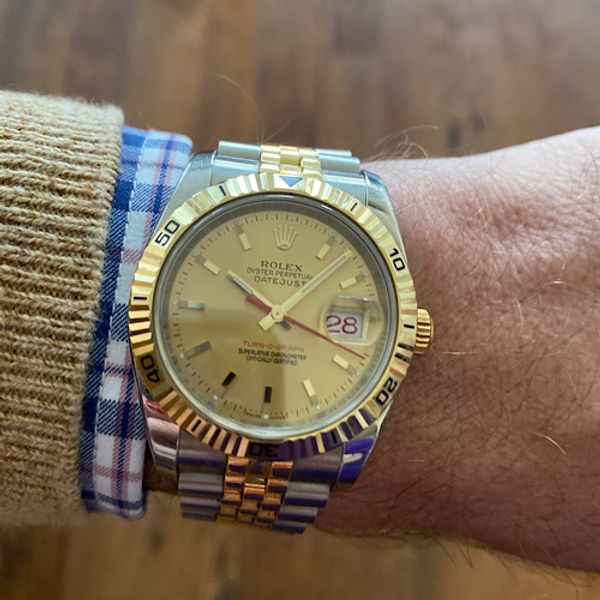 FS: Rolex Turn-o-graph 116263 two tone - box and papers | WatchCharts ...
