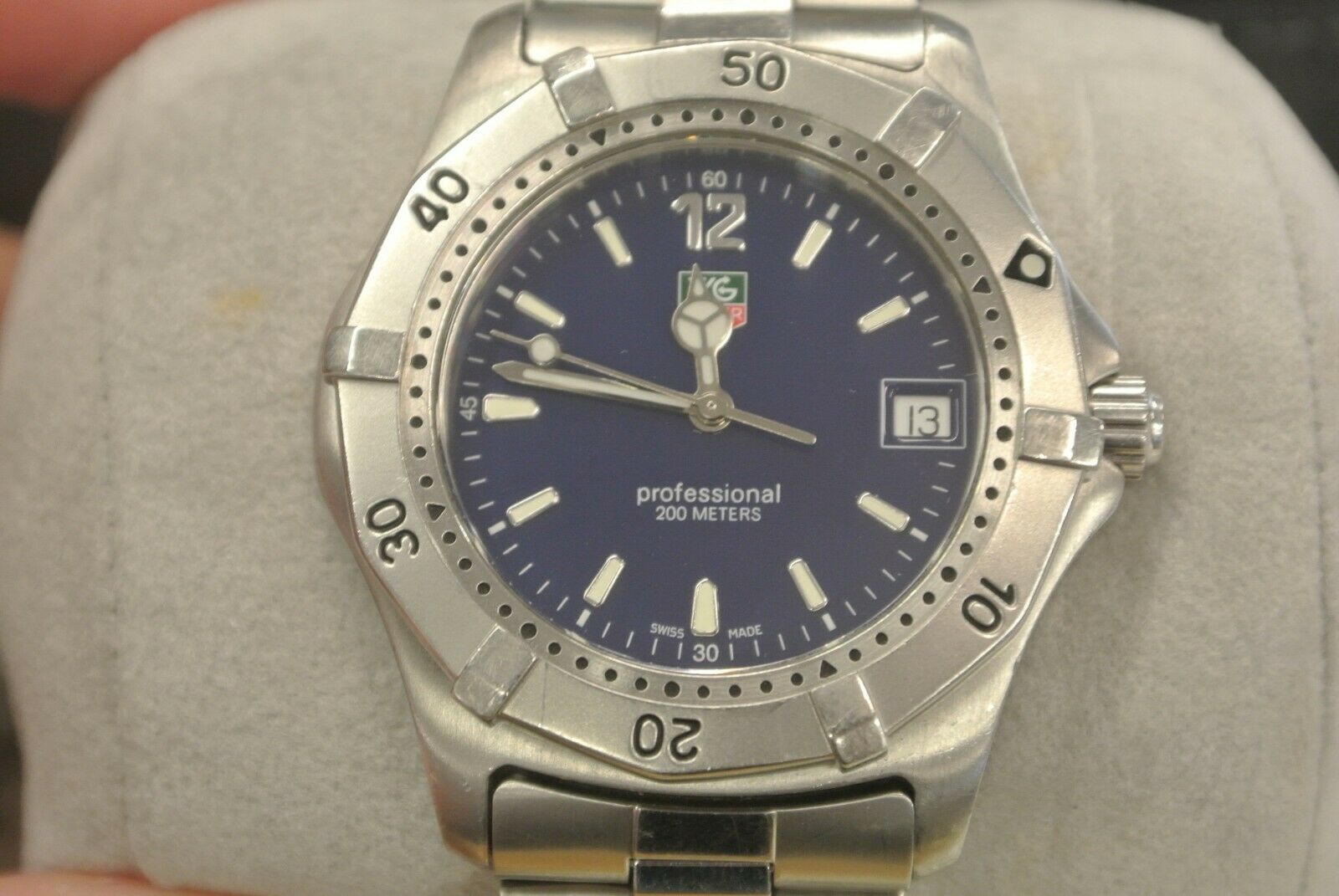 TAG Heuer 2000 CLASSIC Series WK1113-0 BA0311 Men's Watch Blue Dial - Stainless | WatchCharts ...