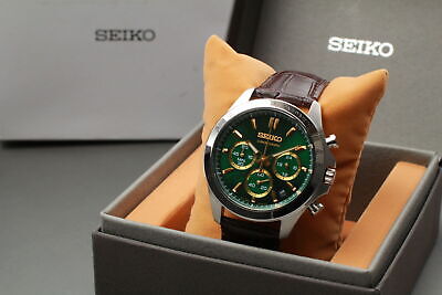 [Top MINT] Seiko SBTR017 8T63-00D0 Chronograph Green Gold Dial From JAPAN | WatchCharts Marketplace