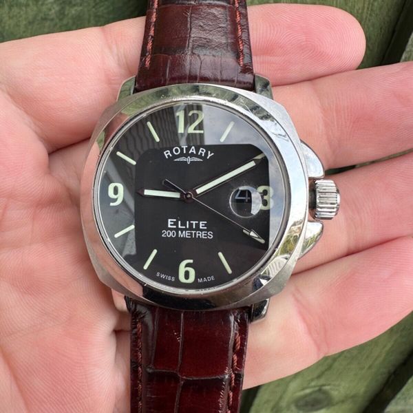 GENTS ROTARY ELITE 200 METRES WATCH | WatchCharts Marketplace