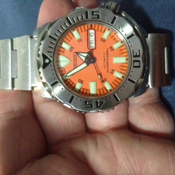 SOLD : Seiko Orange Monster | WatchCharts