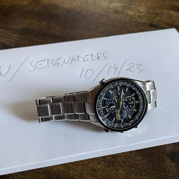 [WTS] Citizen Watch Blue Angels EcoDrive Radio Controlled H800-S081157 ...