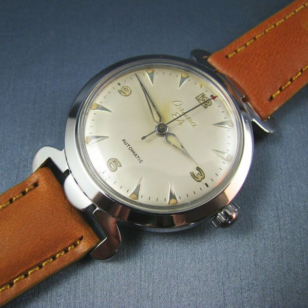 Vintage Certina EA Stainless Steel Automatic Mens Watch 17J 25-011 ...
