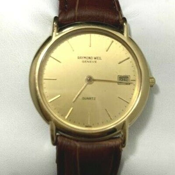 Raymond weil 18K Gold plated watch 9140 | WatchCharts Marketplace