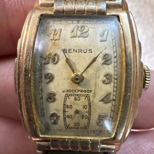 Vintage Benrus Gold Filled Watch As Is ( Read Description ...