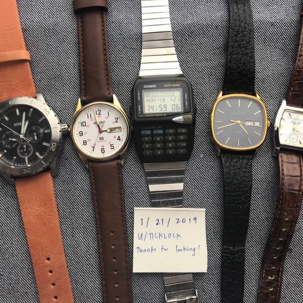 [WTS] Affordable Quartz Lot - seiko railroad, Casio calculator ...