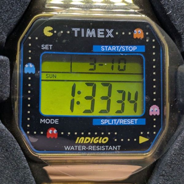 Timex T80 Pac-Man Gold Pacman Watch | WatchCharts Marketplace