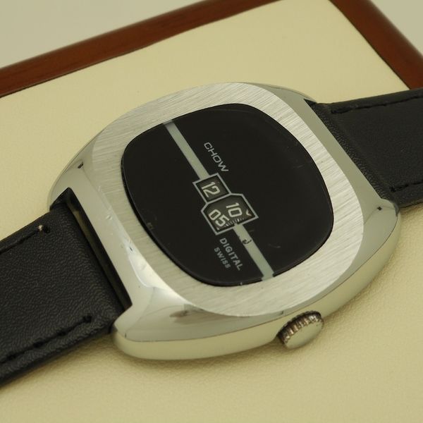 Chow Digital Swiss ** Jump Hour Watch ** c. 1960 | WatchCharts Marketplace