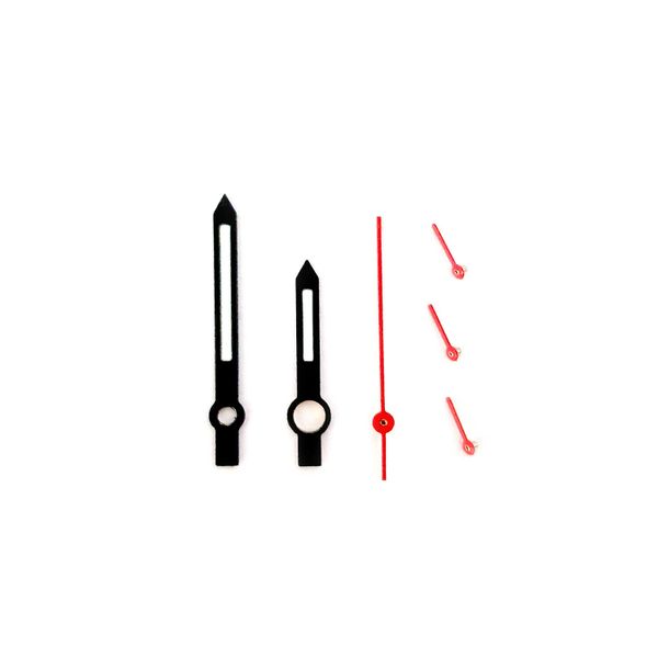 Pointer Set-Black/Red-ETA Valjoux 7750 Chronograph Retro Watch Pointer ...