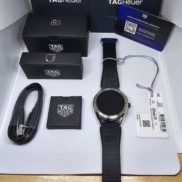 Tag Heuer Connected Calibre E3 Watch 45mm Material Steel SmartWatch ...