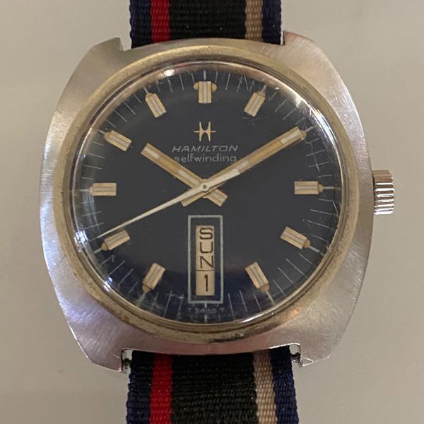 New Price!!! 1957 Hamilton Automatic Blue Dial w/ Original Band and ...