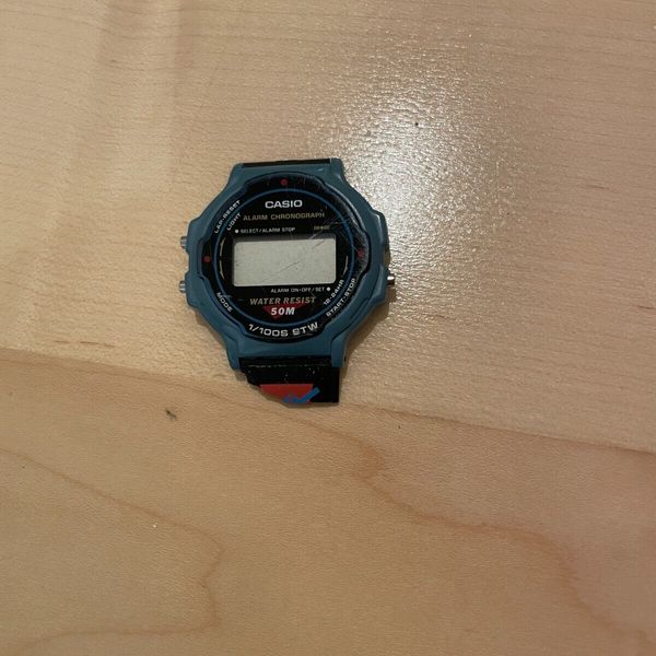 CASIO W-79 MODULE 593 RETRO WATCH 1987 FOR PARTS | WatchCharts Marketplace