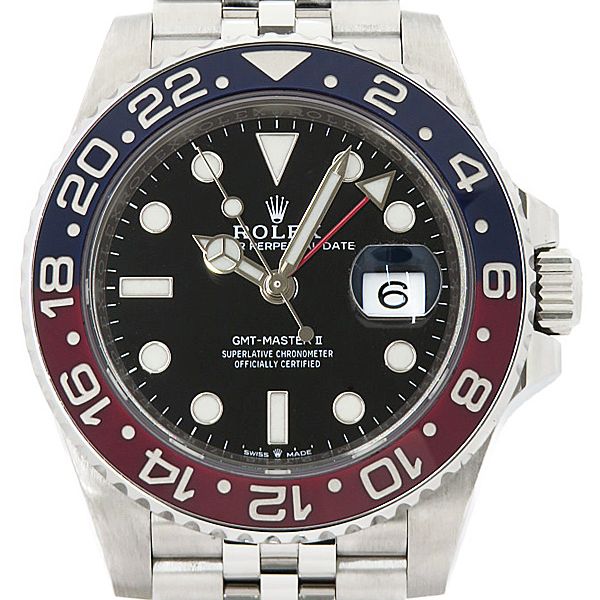 [ROLEX] Rolex "GMT Master 2 red x blue bezel" 126710BLRO random number ...