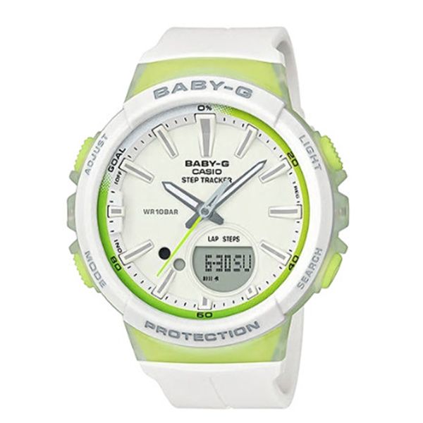 Casio CASIO Watch Ladies Chronograph Digital Analog White BABY-G for ...