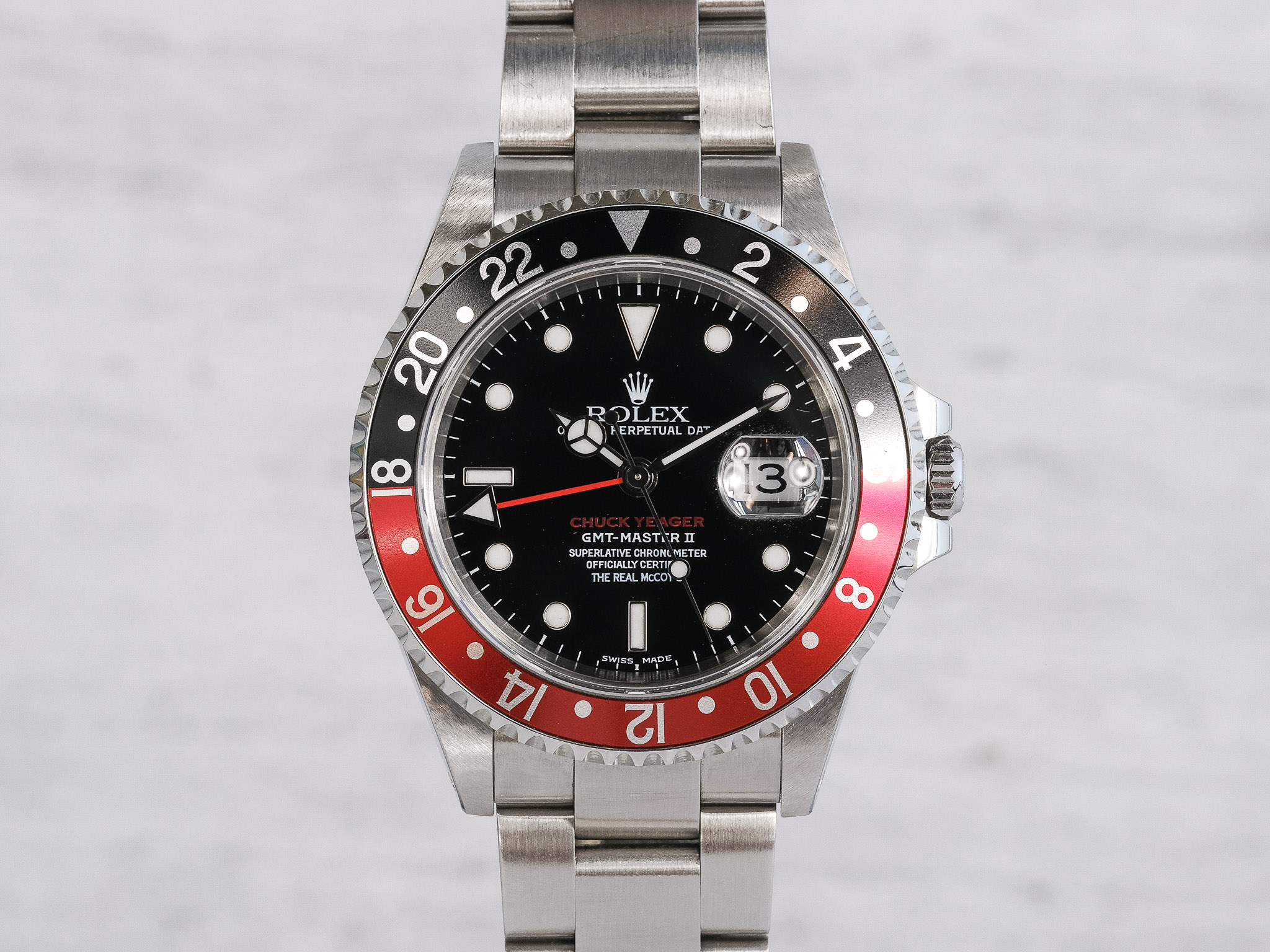 [FSOT] Rolex – GMT Master II – Ref. 16710 – Chuck Yeager - Full set ...