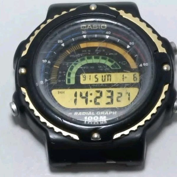 Casio RGW-20 Vintage Digital Watch radial graph works | WatchCharts ...