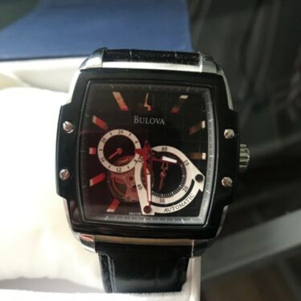 Bulova C969969 Automatic Watch Black Case And Face Great Cond | WatchCharts