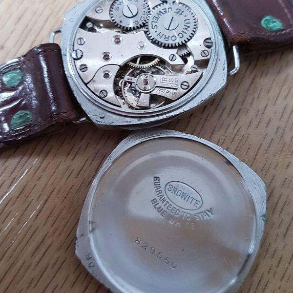 Rolex Unicorn gents watch, patented Snowite Rolex cased, spares or ...