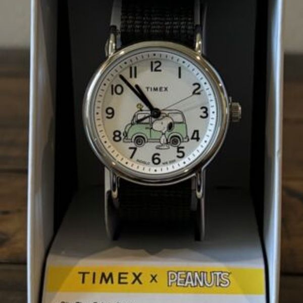 Timex x Peanuts Van 38mm Fabric Strap Watch | WatchCharts Marketplace