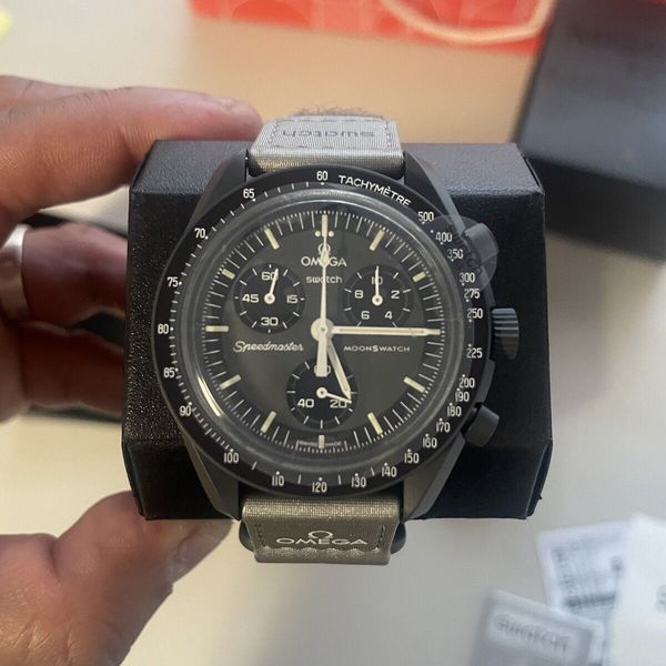 Omega X Swatch Moonswatch Mission To Mercury Watch -Authentic- With ...