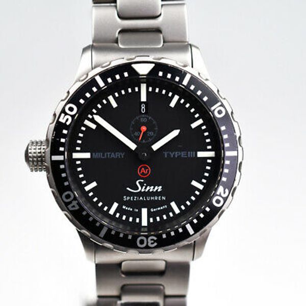 Sinn Military Type III 43MM JDM Left Hand Limited 300 Automatic Diapal ...