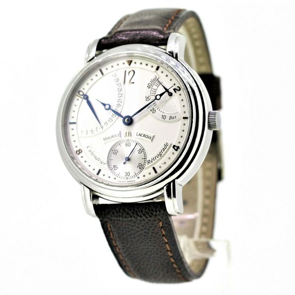 Maurice Lacroix Masterpiece Retrograde Calendar - Display Back - Manual ...