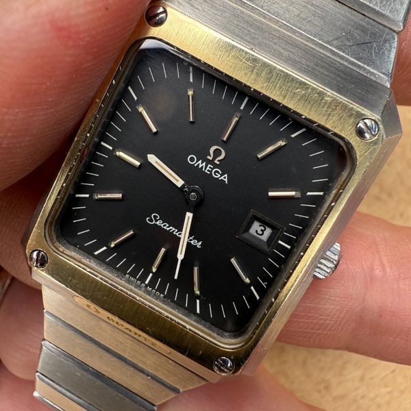 Omega Seamaster Mariner II Quartz â 18k Gold Bezel â Iconic TV Case ...