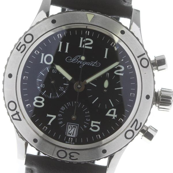 With genuine buckle [Breguet] Breguet Transatlantic type XX chronograph ...
