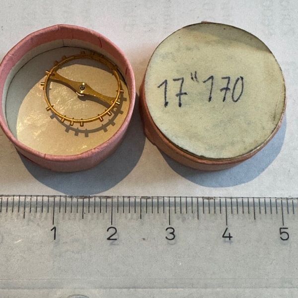 Rare Patek Philippe caliber 17''170 movement balance wheel ...