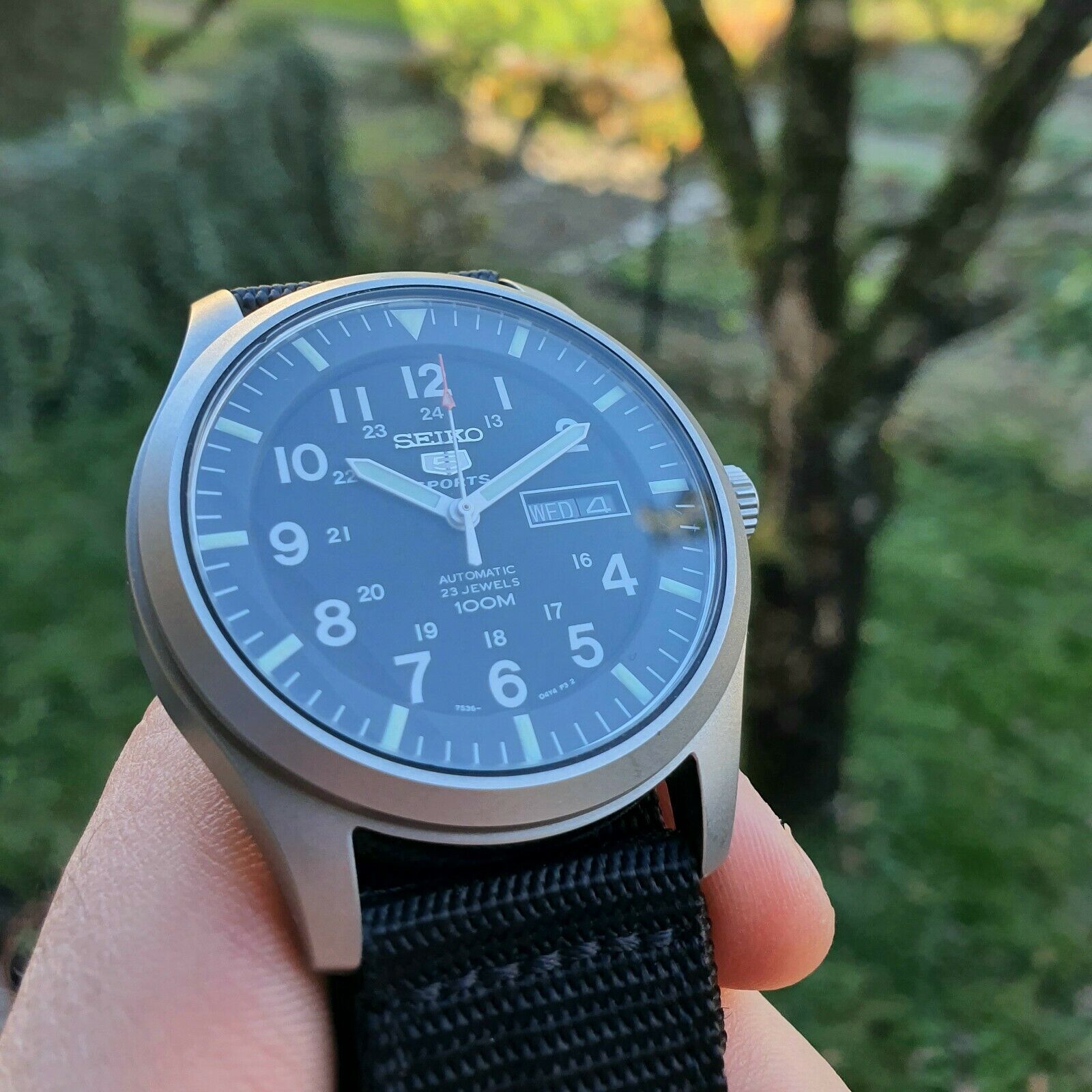 Seiko 5 Sports Men's Black Watch - SNZG15 | WatchCharts