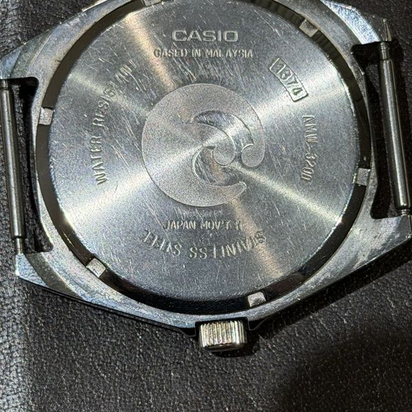 Casio Men's Vintage “Arnie” AMW-320D Analog-Digital Divers Watch ...