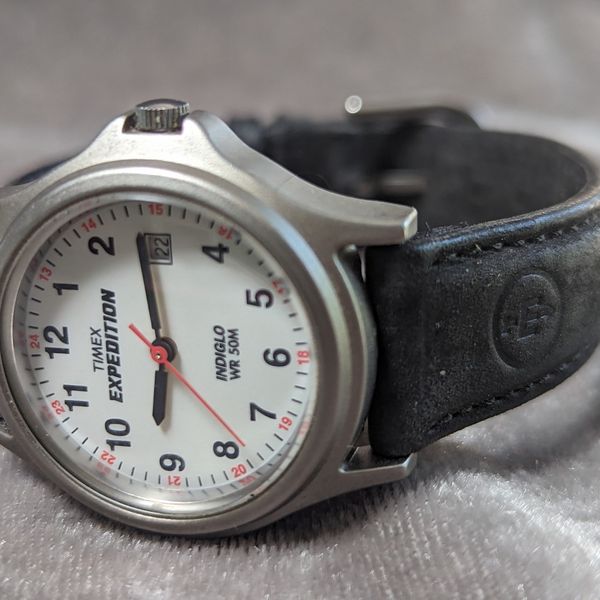 Timex Expedition Women's 32mm Silver Tone Quartz Watch Indiglo Date Indicator | WatchCharts ...