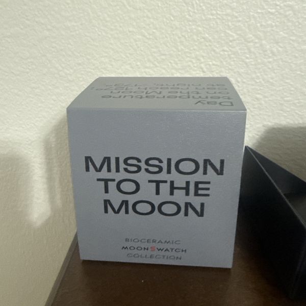 SWATCH X OMEGA BIOCERAMIC MOONSWATCH â MISSION TO THE MOON WORN ONCE ...