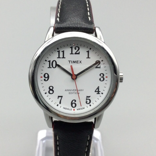 Timex Easy Reader Watch Women Silver Tone 40th Anniversary Indiglo New ...