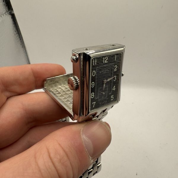 Mens Rotary Elite Reverso Watch | WatchCharts Marketplace