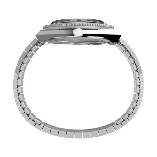 Q Timex Rainbow 36mm Stainless Steel Expansion Band Watch TW2V66000 ...