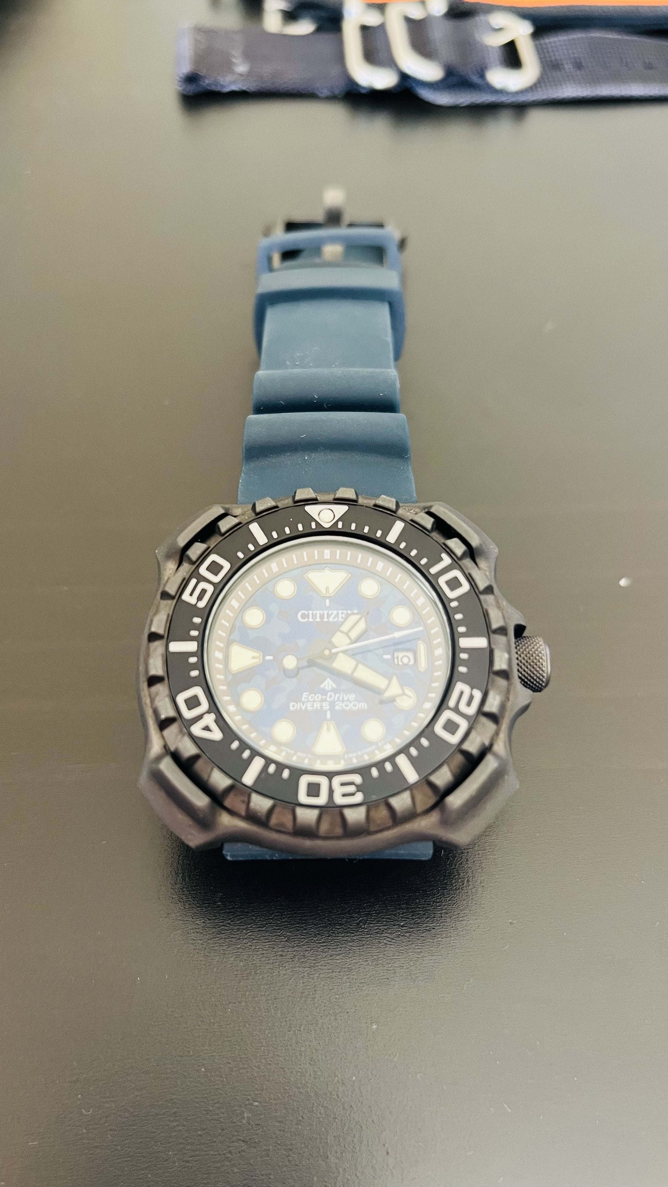 Citizen Pro-Master Retro Zilla Titanium Eco-Drive BN0227 200m Diver ...