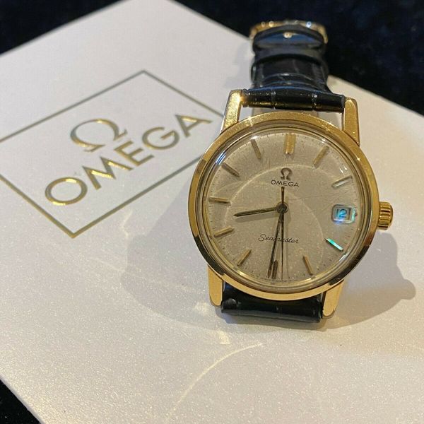 Omega Seamaster ref 136.005, cal 610 Gold-Plated circa 1960's Manual ...
