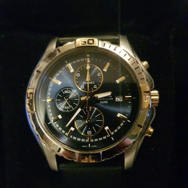 Gents Pulsar By Seiko Chronograph 50m Water Resistant Watch ...