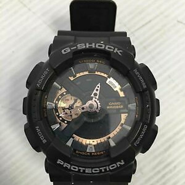 Casio GA110RG-1A G-Shock Black Dial Resin Men's Watch | WatchCharts