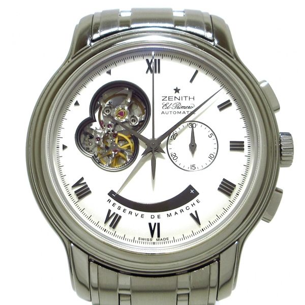 [New] [Used] ZENITH (Zenith) Chronomaster XXT Open Watch SS / Back ...