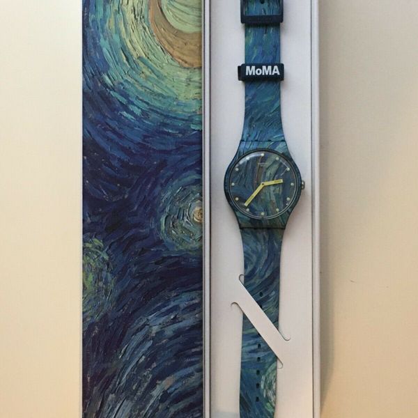 Swatch MoMa Van Gogh Starry Night stary night | WatchCharts